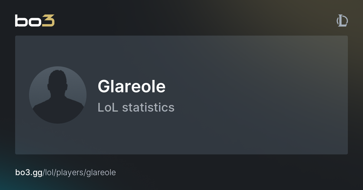 Glareole stats, performance, matches & news
