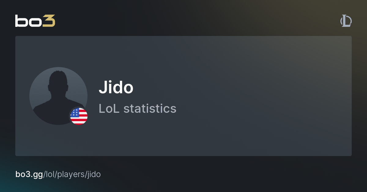Jido (Jonathan Do) LoL Stats & news – Chaotic Solar