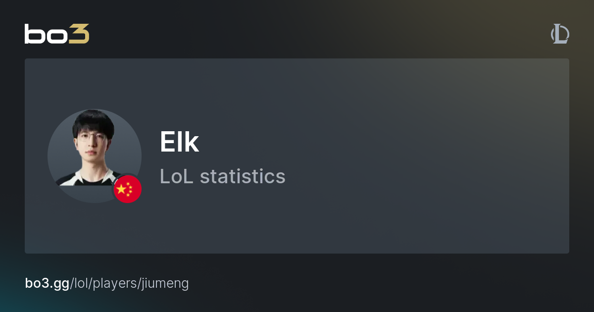 Elk (Zhao Jia-Hao) LoL Stats & news – Bilibili Gaming