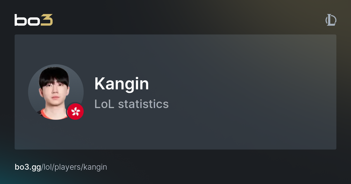 Kangin (Gang-in Choi) LoL Stats & news