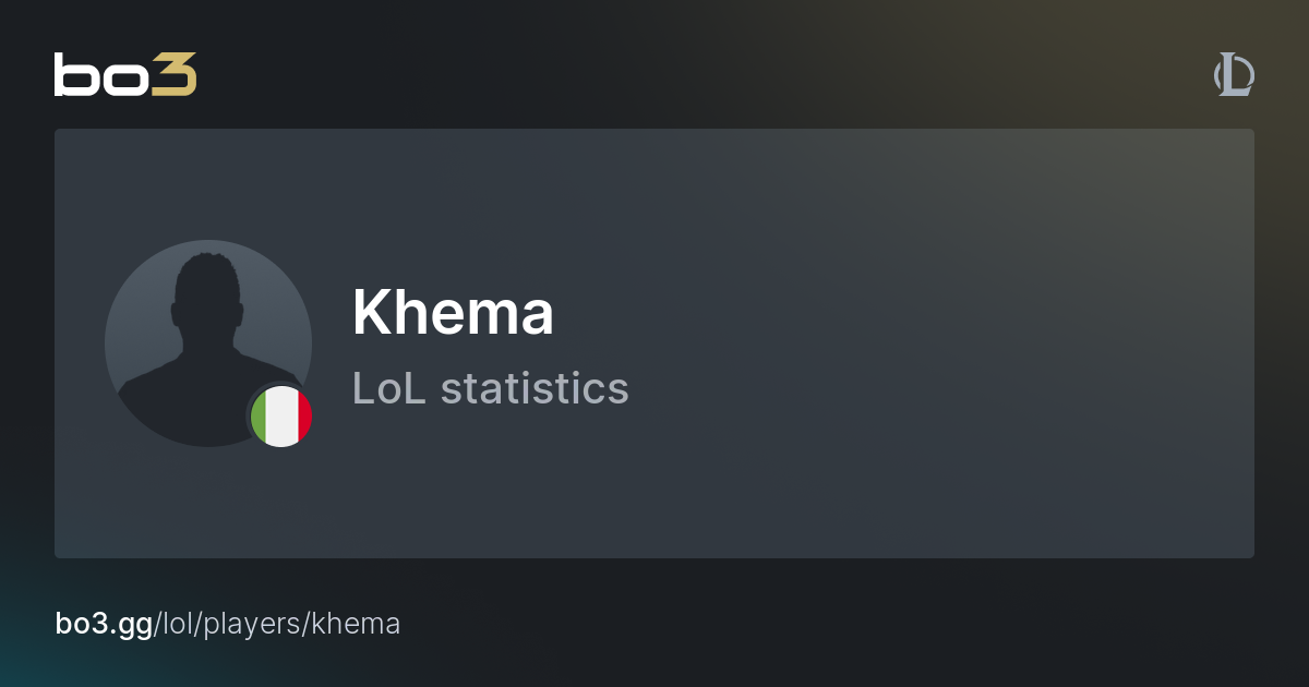 Khema stats, performance, matches & news