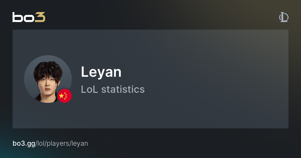 Leyan (Jue Lu) LoL Stats & news