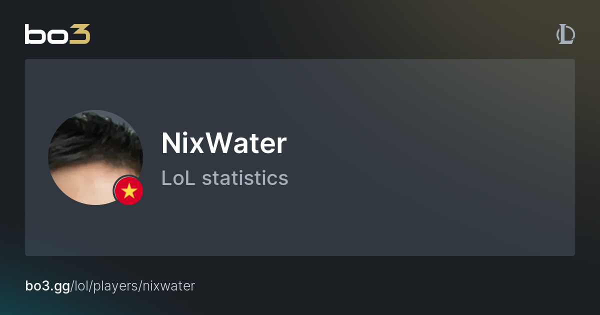 NixWater stats, performance, matches & news