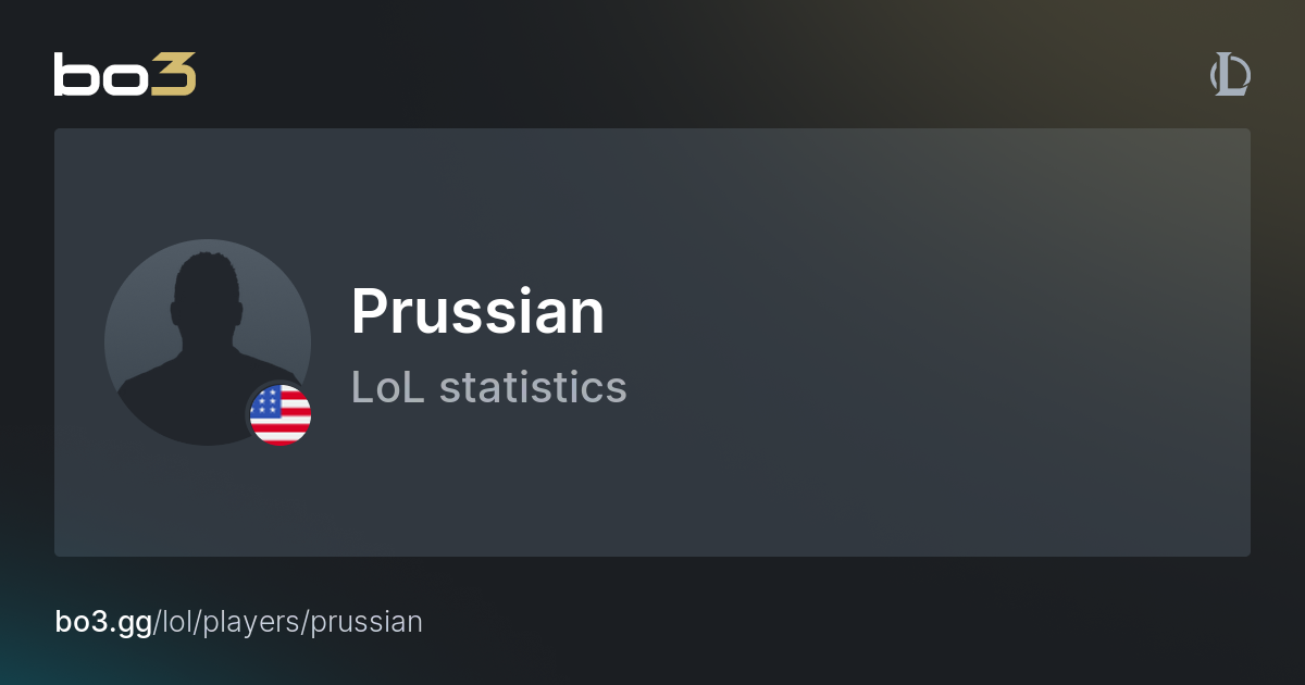 Prussian (Christopher Troeh) LoL Stats & news
