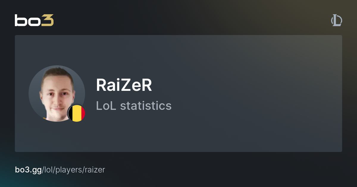 RaiZeR stats, performance, matches & news