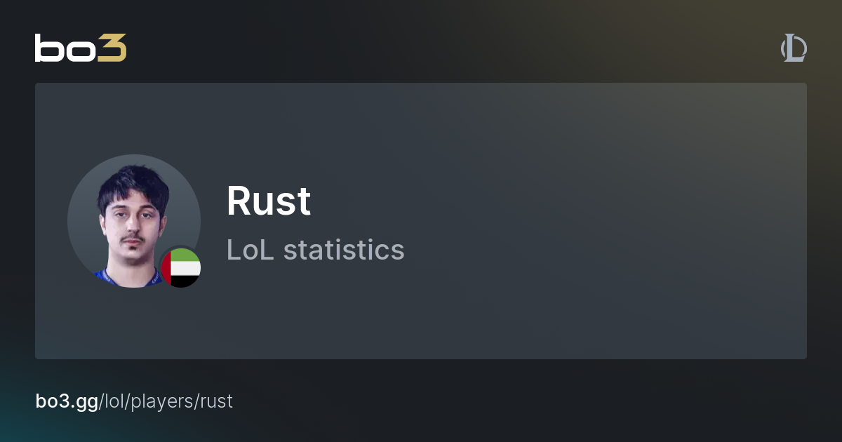 Rust stats, performance, matches & news