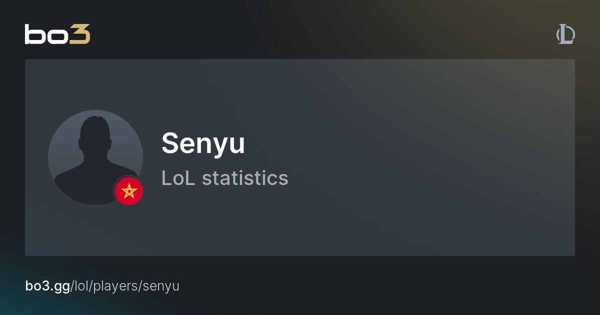 Senyu stats, performance, matches & news