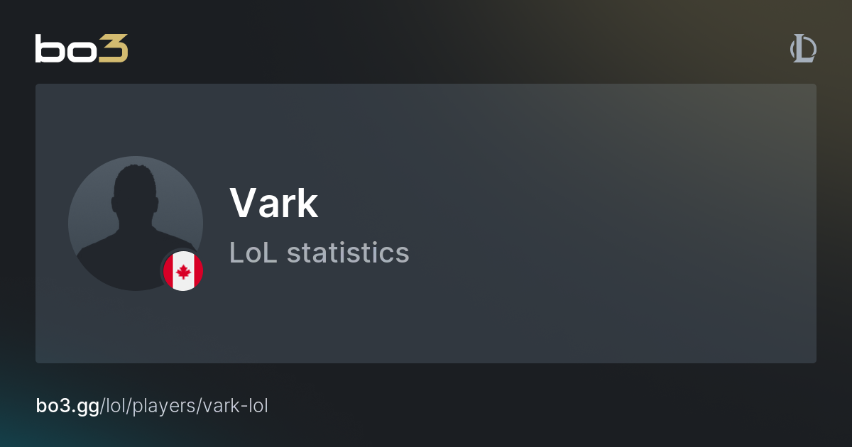 Vark (Andrew Lacquaniti) LoL Stats & news