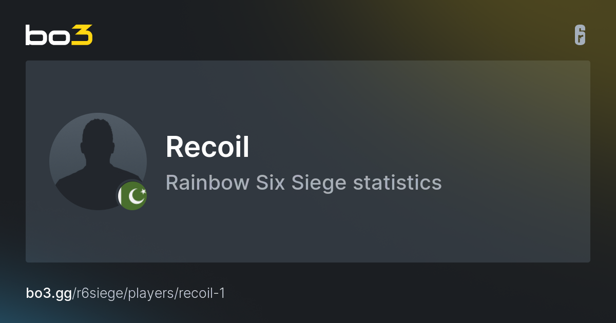 Recoil ( ) R6 Stats & news