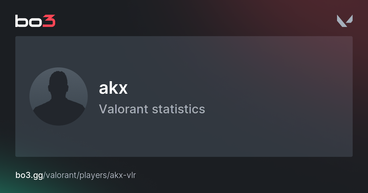 akx ( ) Valorant Stats – ASTONY