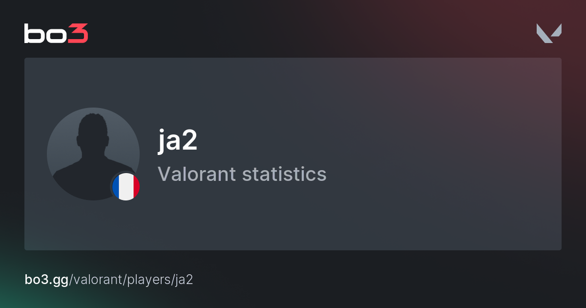 ja2 ( ) Valorant Stats