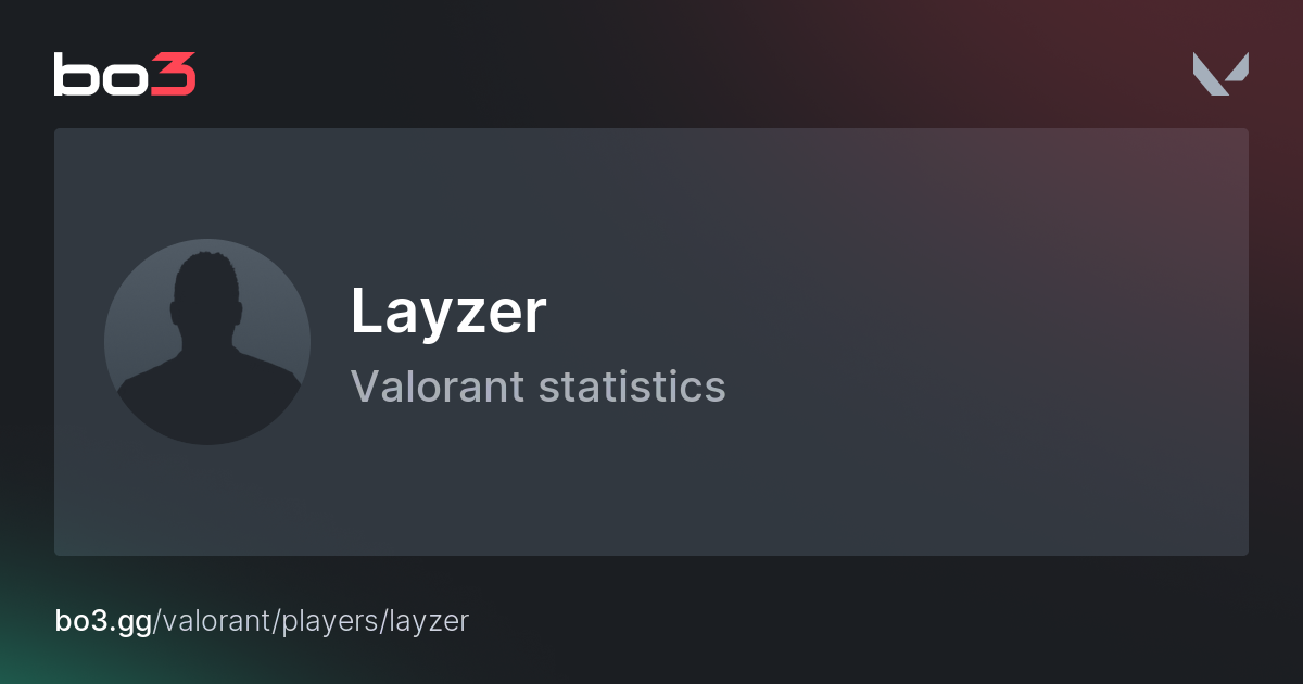 Layzer ( ) Valorant Stats – Erah Esport