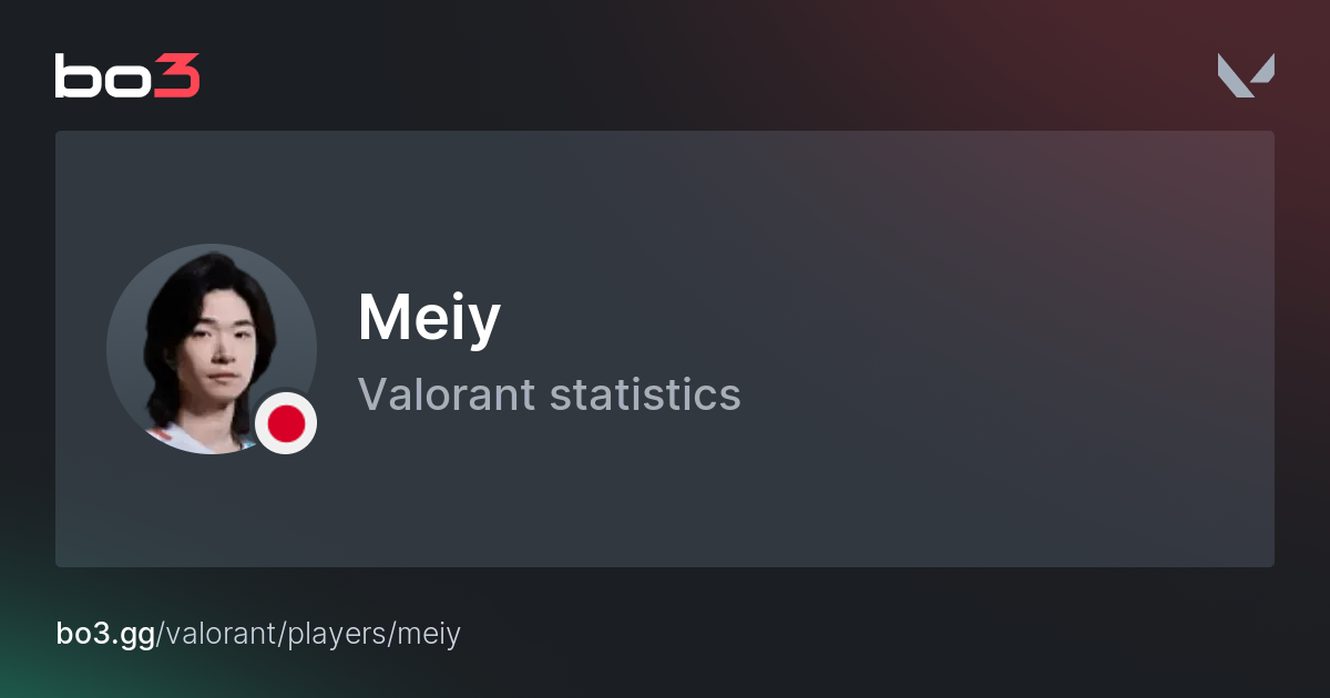 Meiy (Ibuki Seki) 발로란트 통계 – DetonatioN FocusMe