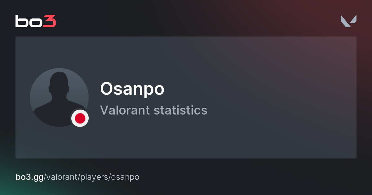 Osanpo ( ) Valorant Stats – Feeling
