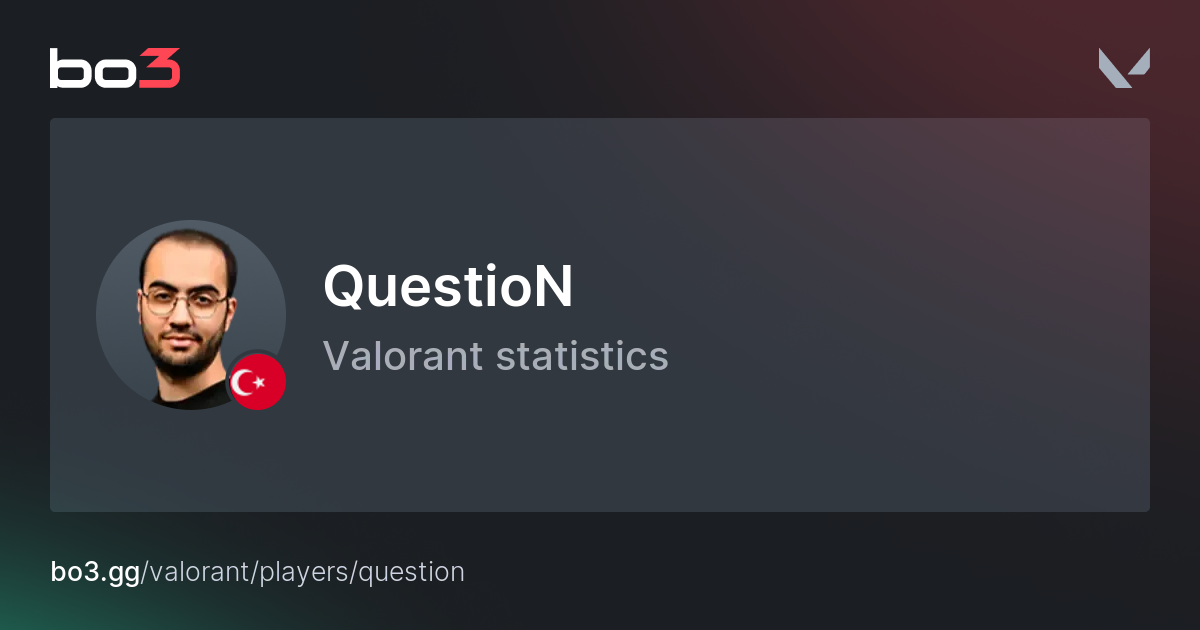 QuestioN (Ömer Karabulut) Valorant Stats – HEROIC Valkyries