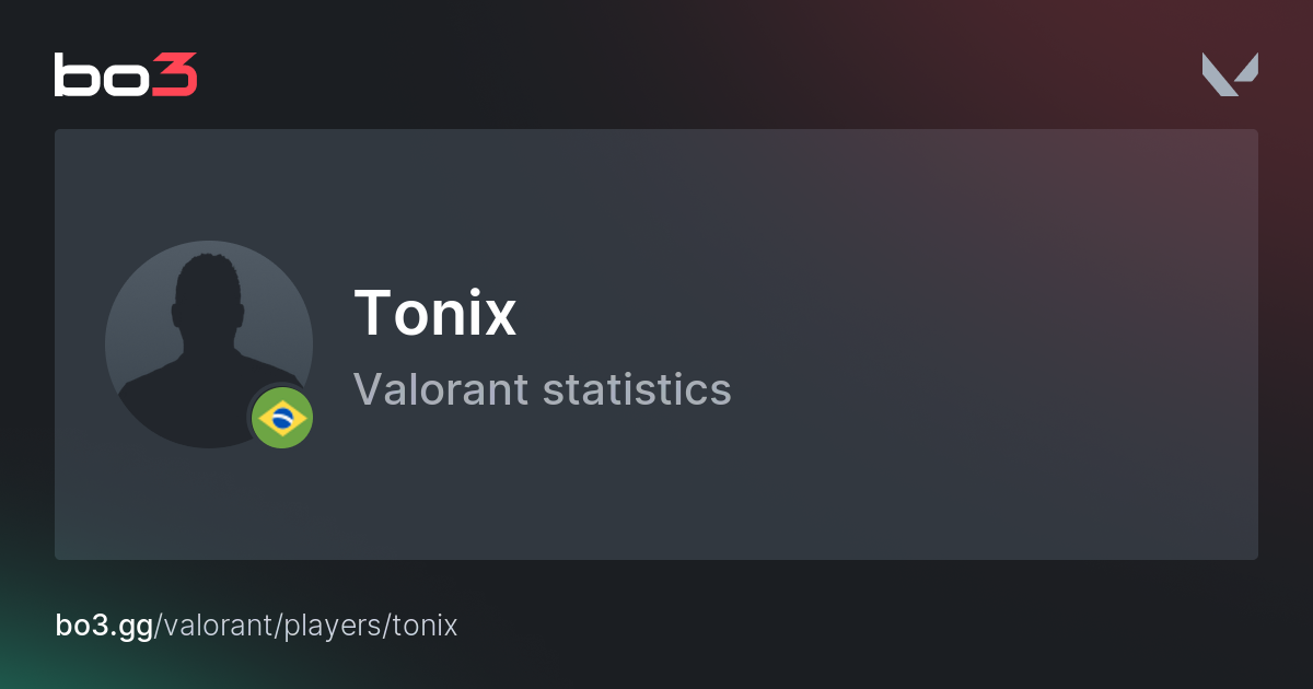 Tonix ( ) Valorant Stats – F4TALITY