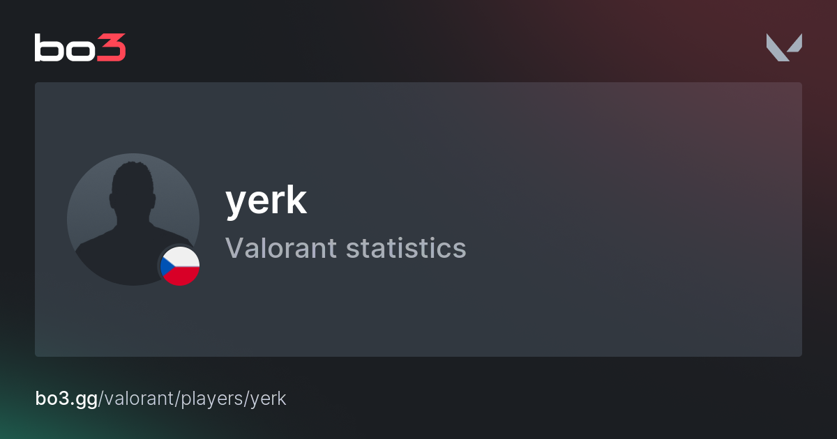 yerk (Jiří Trnka) Valorant Stats