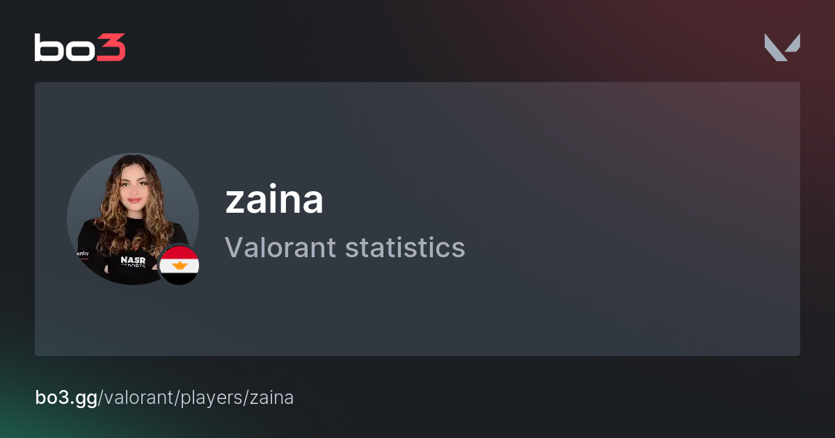 zaina ( ) Estadísticas Valorant