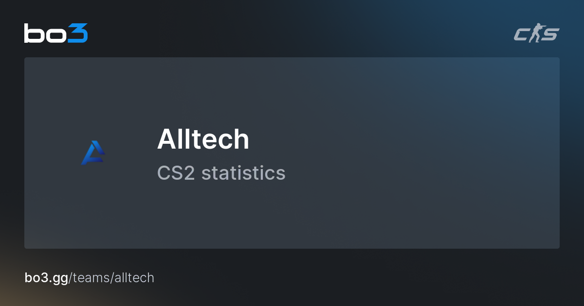 Alltech CS2 team statistics & roster