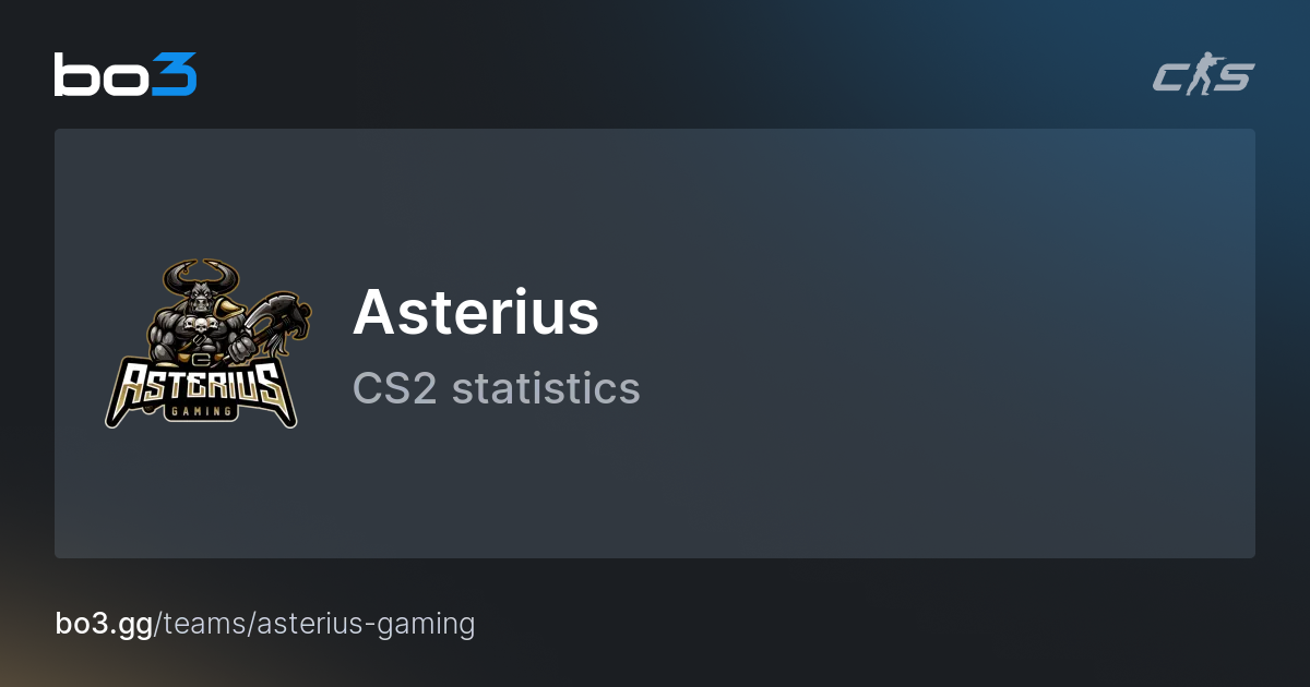 Asterius CS2 team statistics & roster