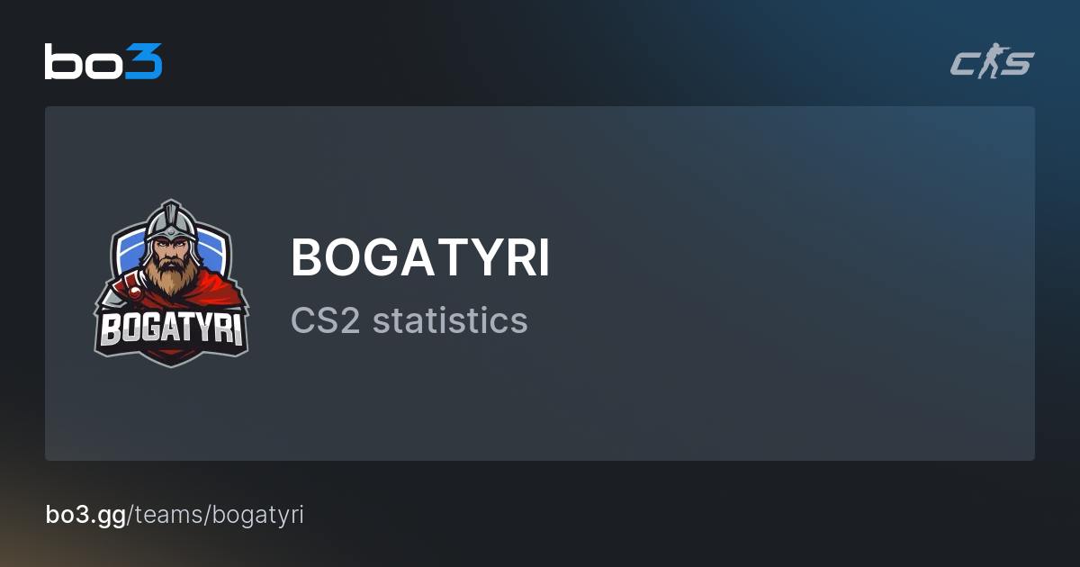 BOGATYRI CS2 team statistics & roster
