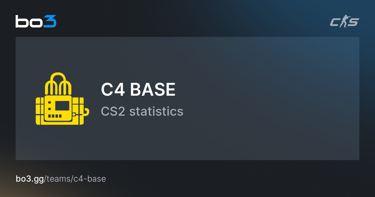 C4 BASE 팀 토너먼트: 다가오는, 진행 중인 및 완료된 토너먼트