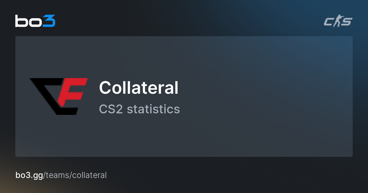 Collateral CS2 team statistics & roster