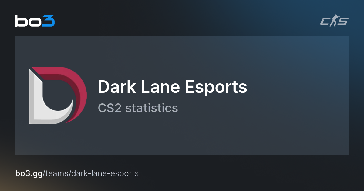 Dark Lane Esports CS2 team statistics & roster