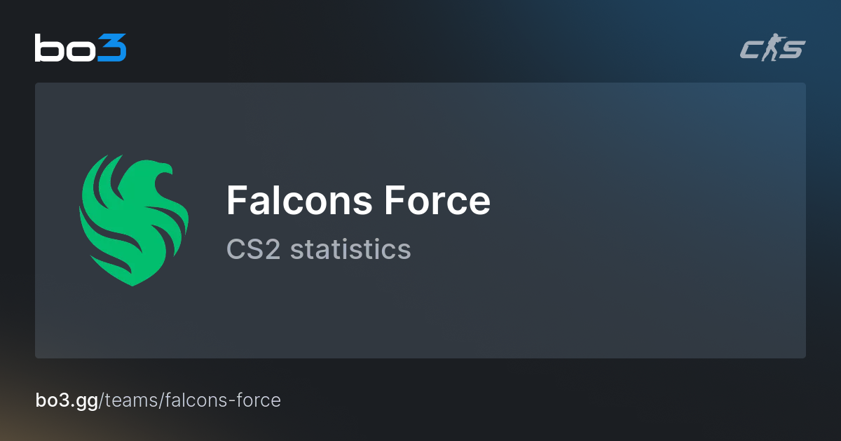 Falcons Force CS2 team statistics & roster