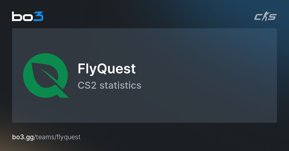 FlyQuest CS2 팀 통계 및 명단