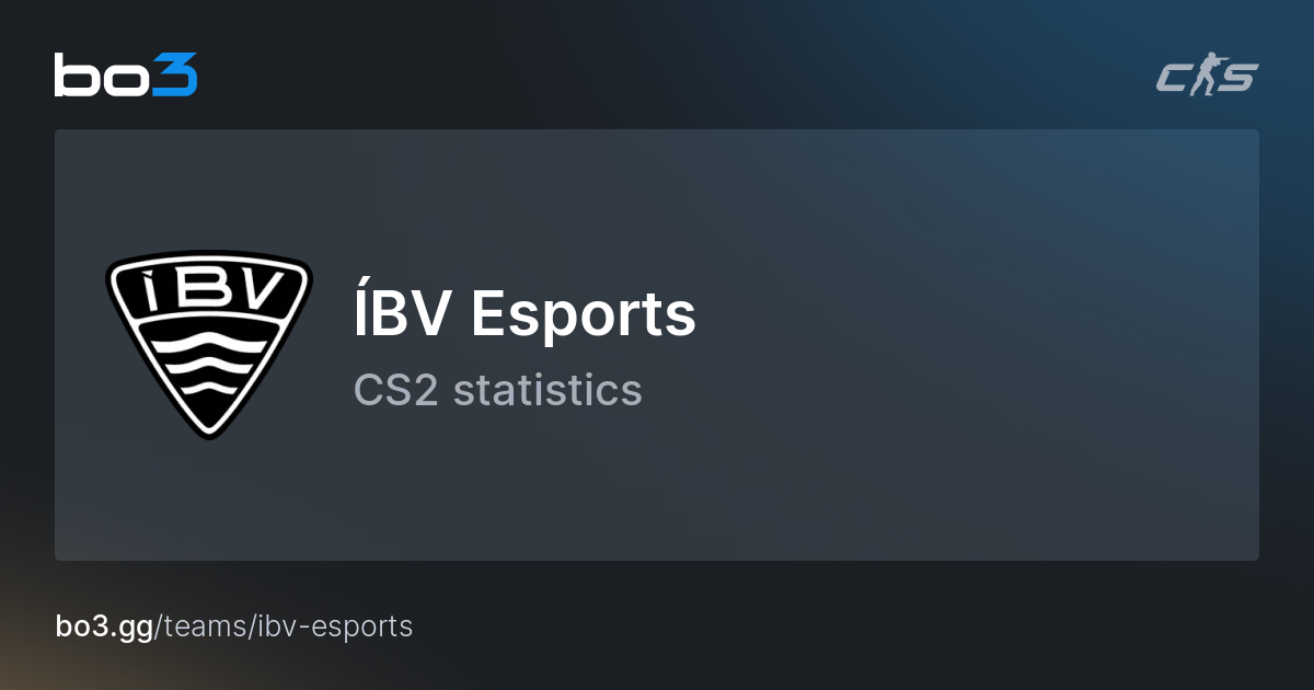 ÍBV Esports CS2 team statistics & roster