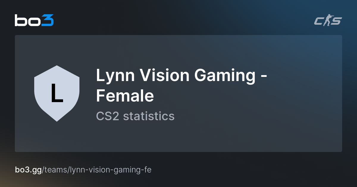 Lynn Vision Gaming - Female CS2 team statistics & roster