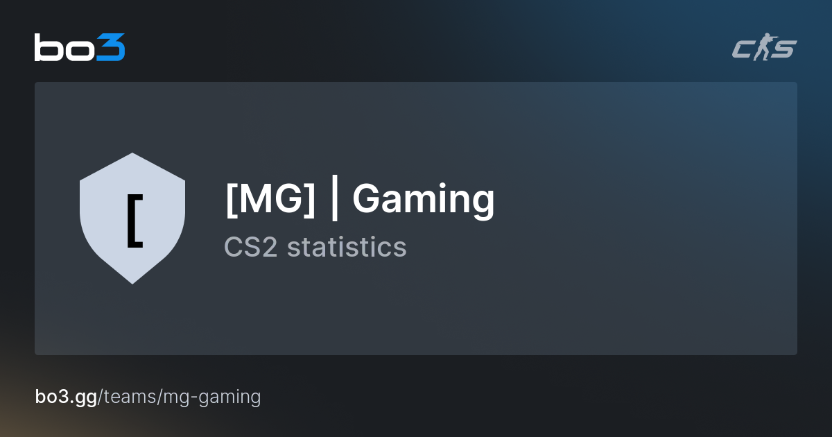 Estadísticas y Plantilla del Equipo CS2 [MG] | Gaming