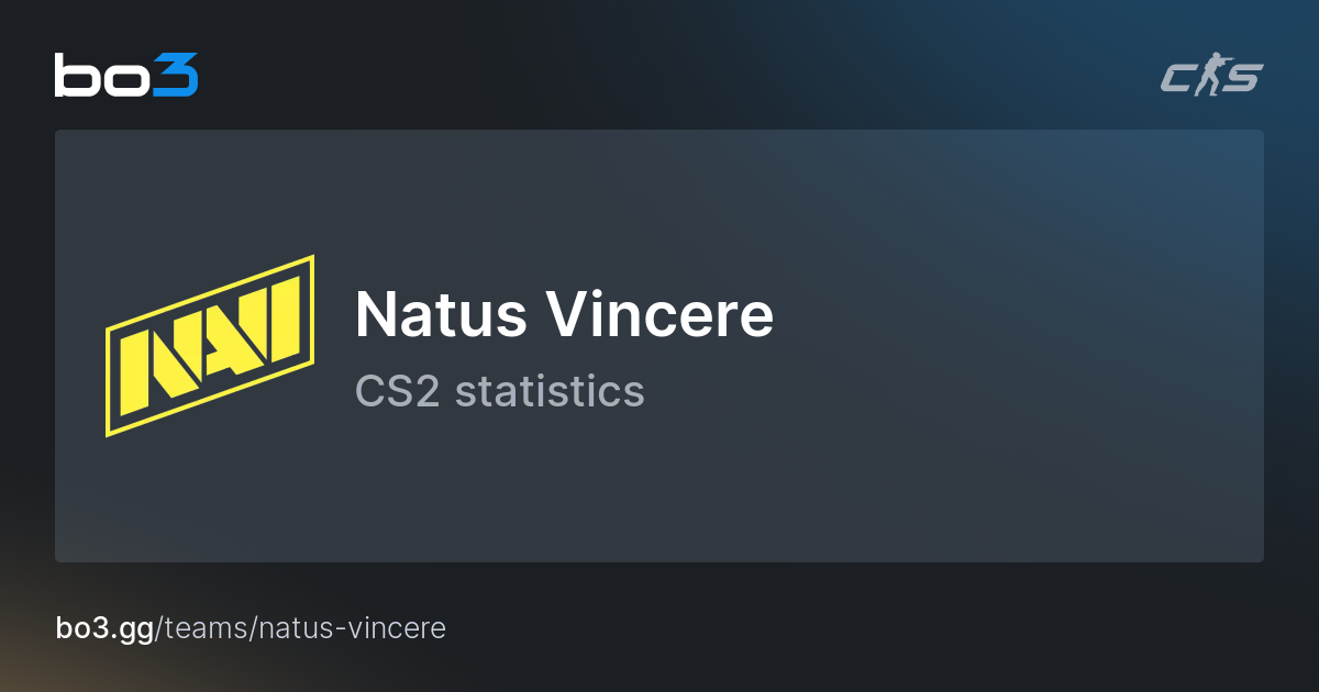 Natus Vincere CS2 team statistics & roster