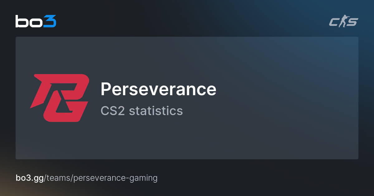 Perseverance CS2 team statistics & roster