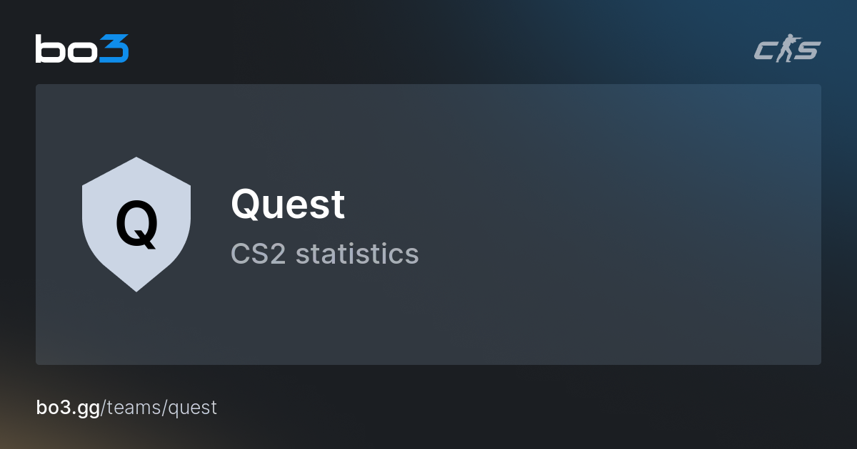 Quest CS2 team statistics & roster