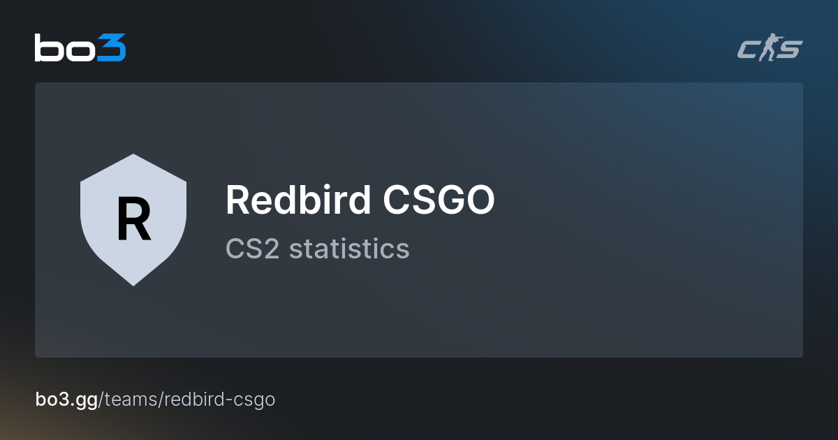 Redbird CSGO CS2 팀 통계 및 명단