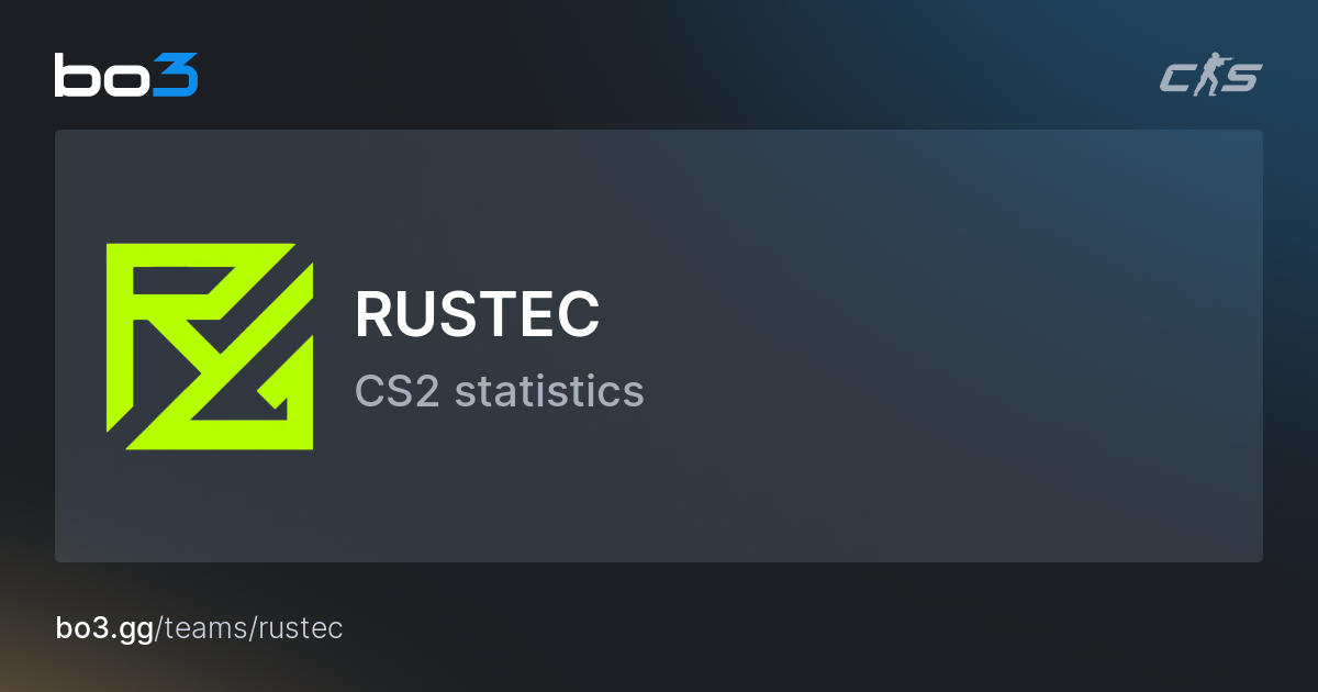 RUSTEC CS2 team statistics & roster