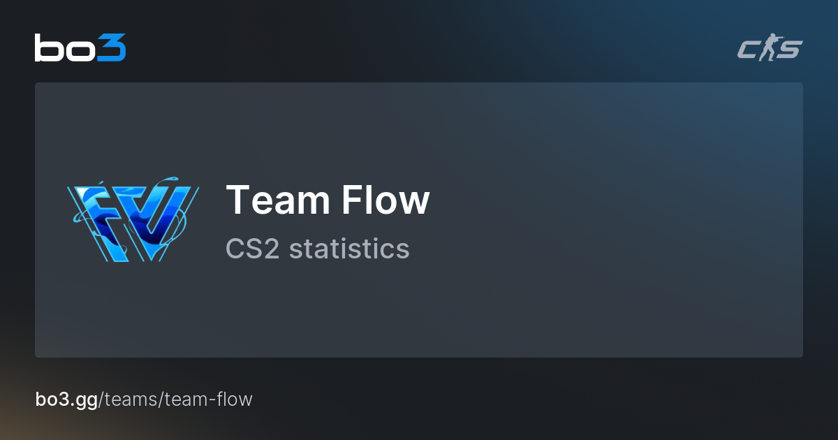 Team Flow CS2 team statistics & roster