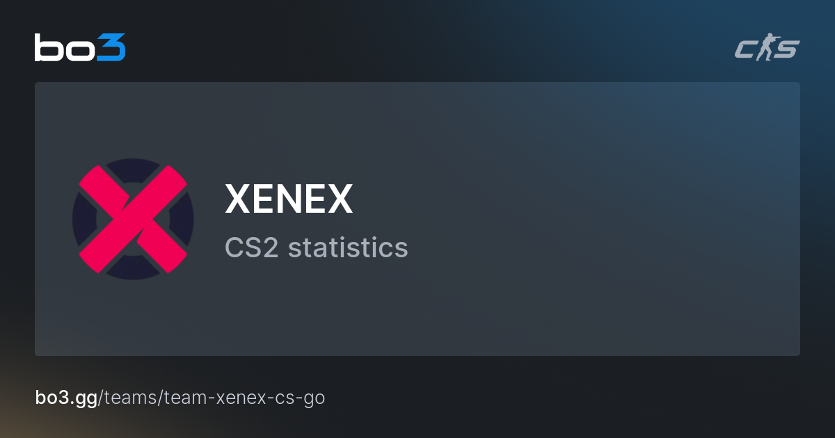 XENEX CS2 team statistics & roster