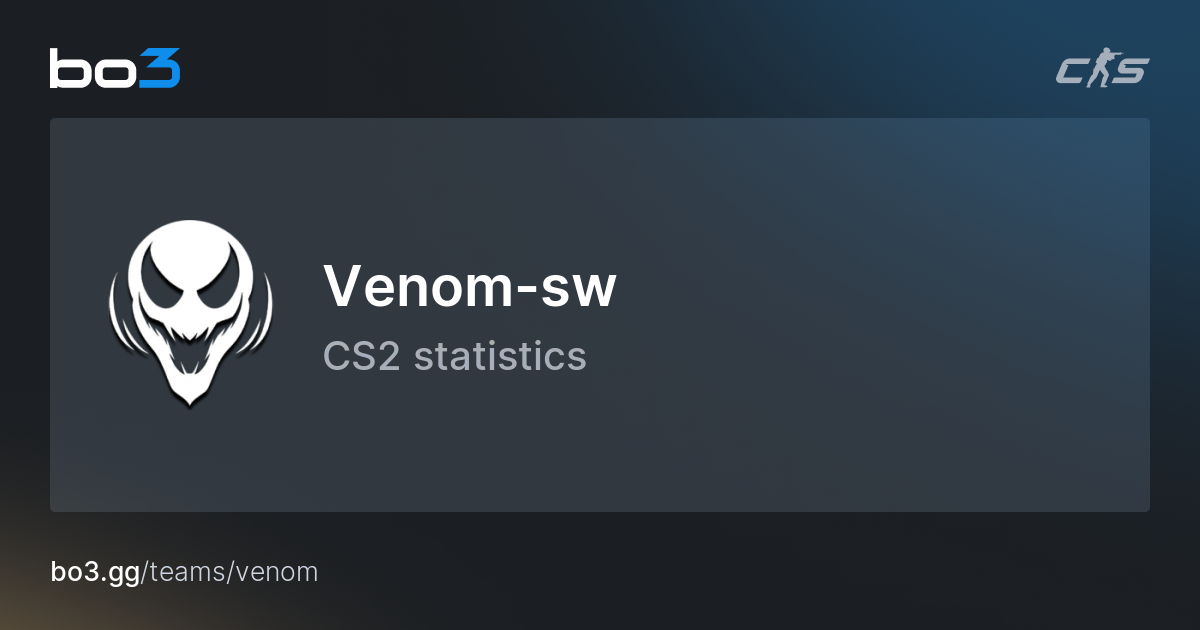 Venom-sw CS2 team statistics & roster