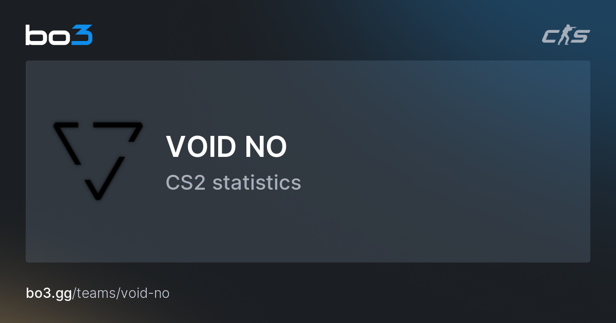 Estadísticas y Plantilla del Equipo CS2 VOID NO