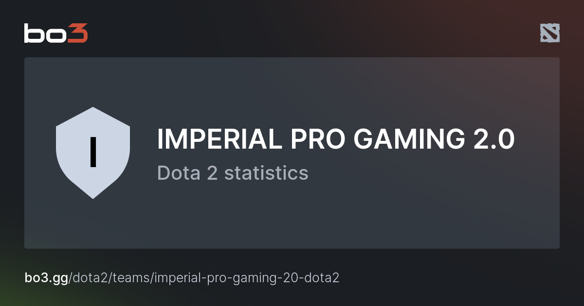 IMPERIAL PRO GAMING 2.0 Dota 2 Stats – Team standings & match statistics