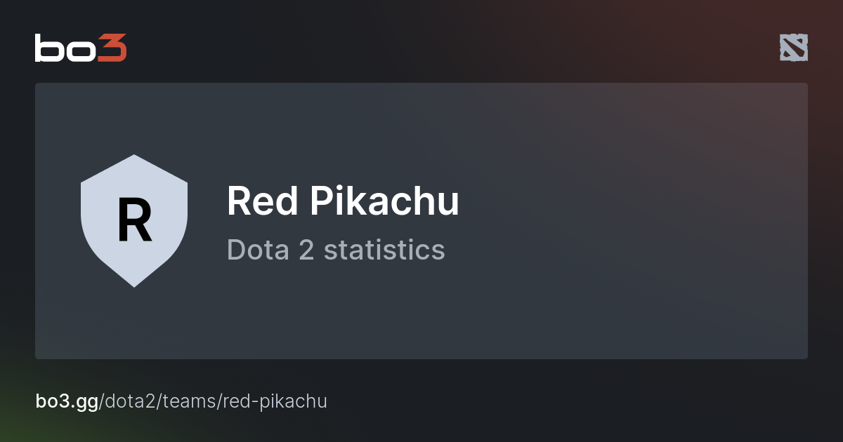 Red Pikachu Dota 2 Stats – Team standings & match statistics