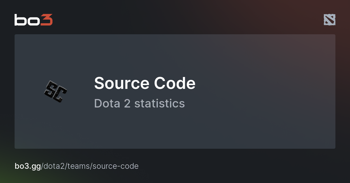 Source Code Dota 2 Stats – Team standings & match statistics