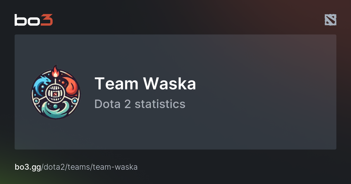 Team Waska Dota 2 team statistics, standings & roster
