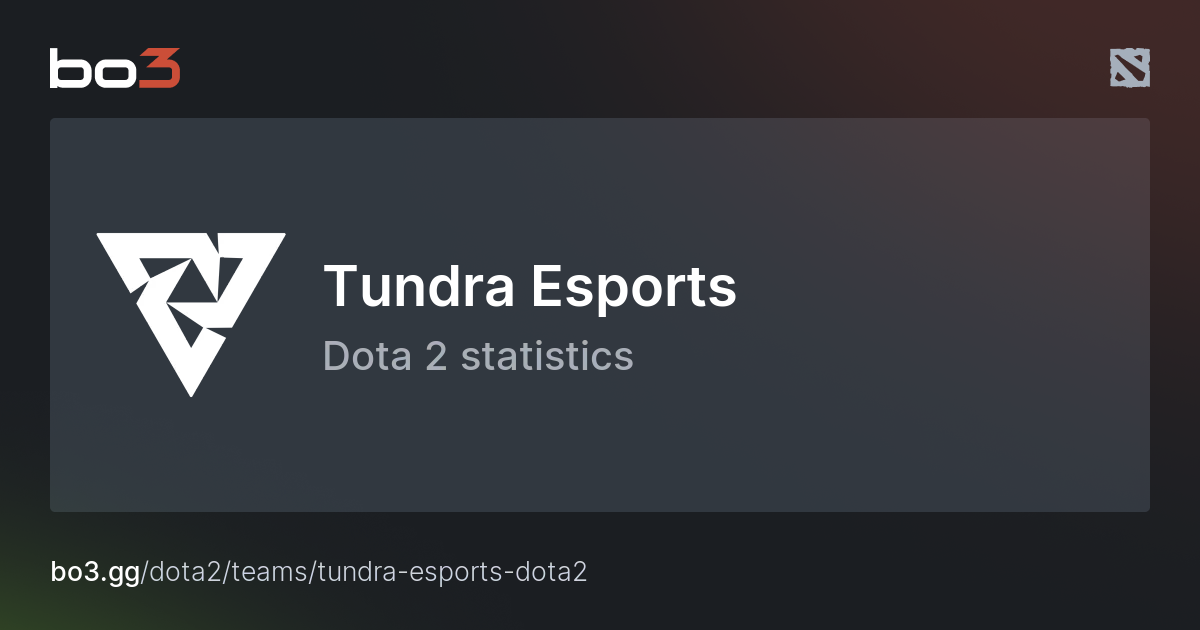 Tundra Esports Dota 2 team Matches: upcoming, current & finished