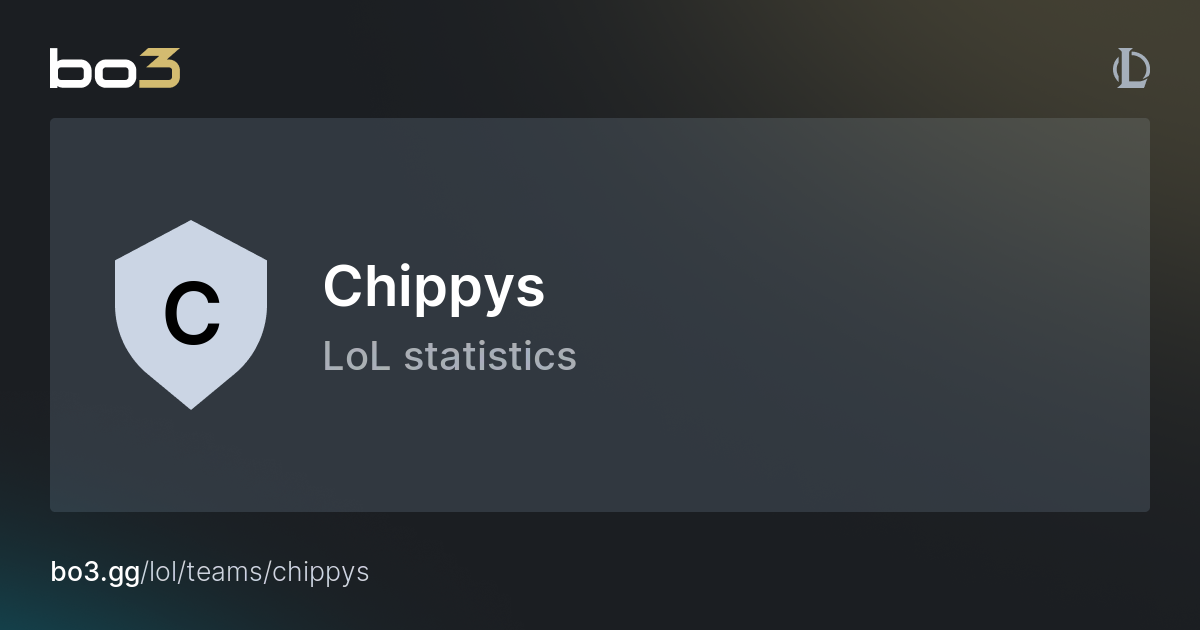 Chippys LoL Stats – Team standings & match statistics