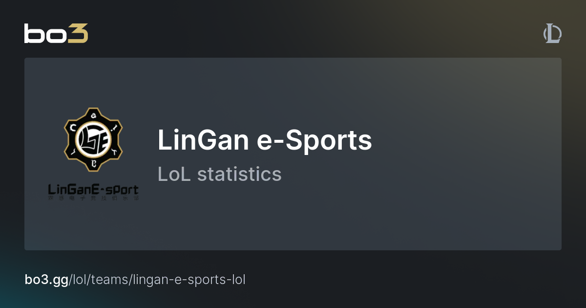 LinGan e-Sports LoL team statistics, standings & roster