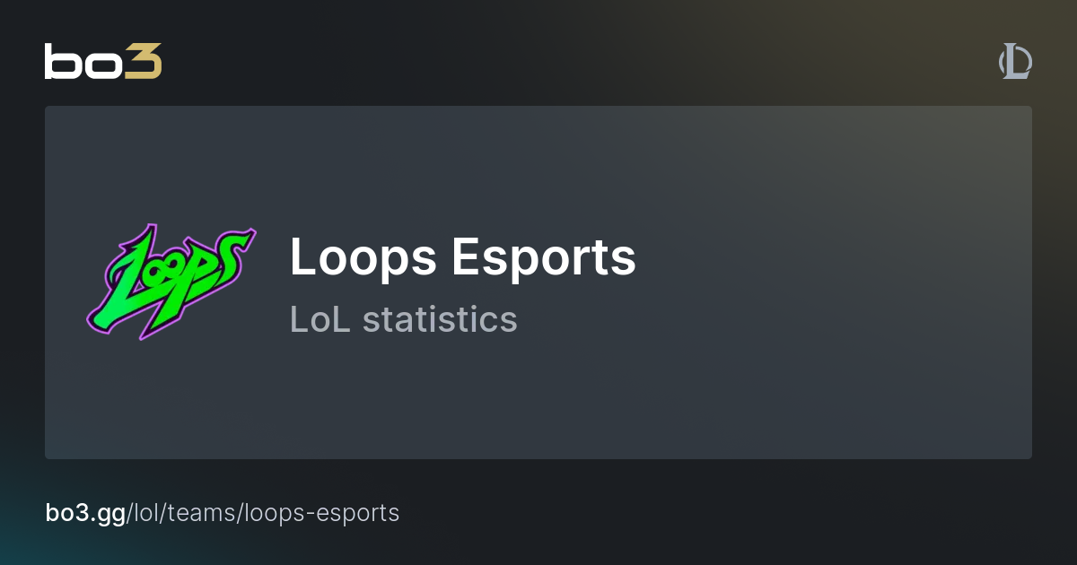 Loops Esports LoL team statistics, standings & roster